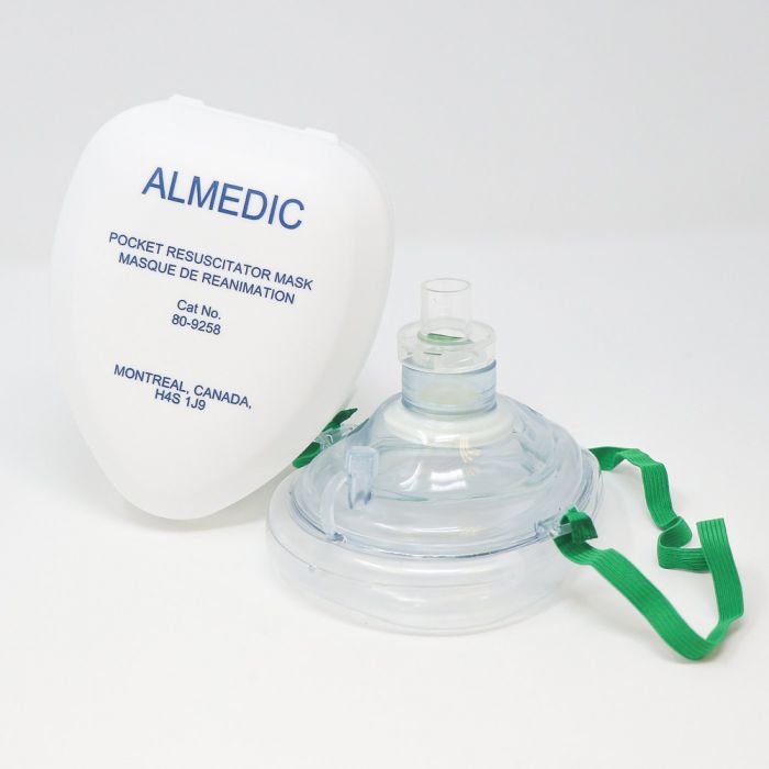Pocket Resuscitator CPR Pocket Mask - Adult - White Case w/Clip — Maxim ...