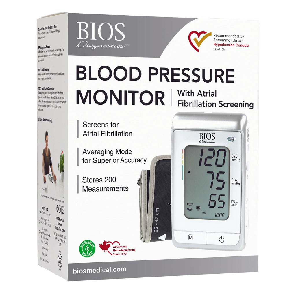 BIOS Blood Pressure Monitor – with Atrial Fibrillation Screening ...