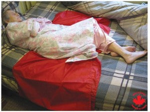 Red Nylon Slide Sheet — Maxim Medical Supplies